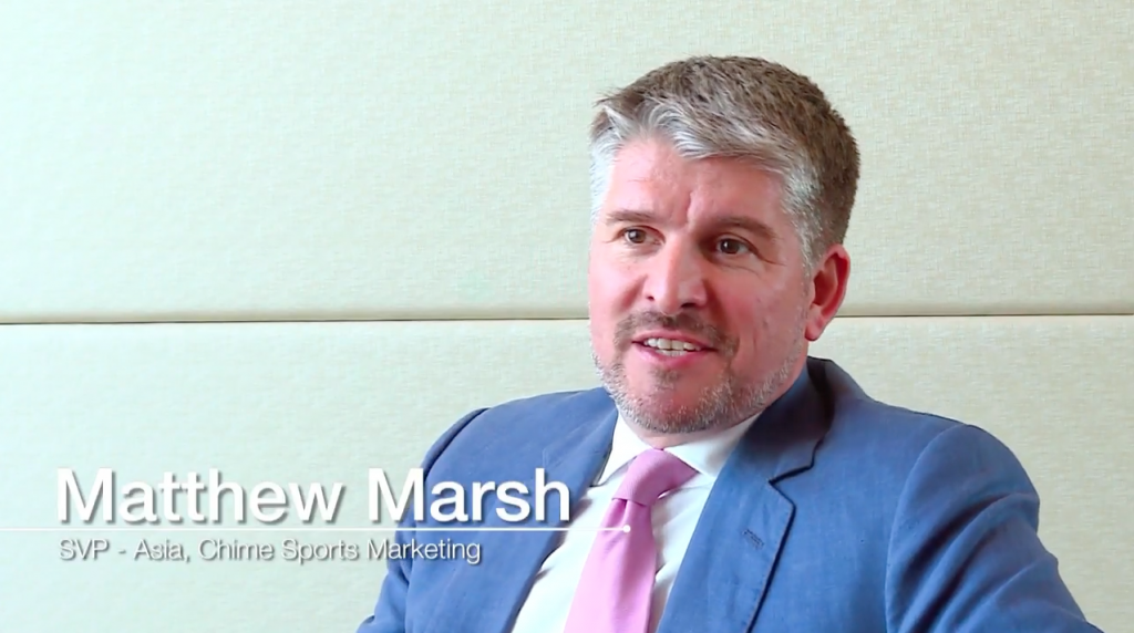 Interview with Matthew Marsh, SVP-Asia, Chime Sports Marketing