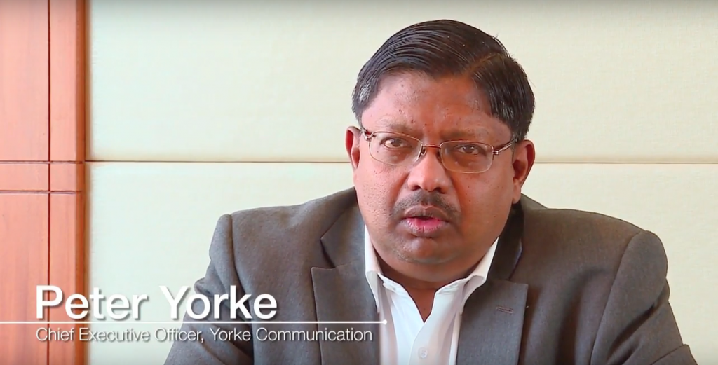 Interview with Peter Yorke, Chief Executive Officer, Yorke Comm.